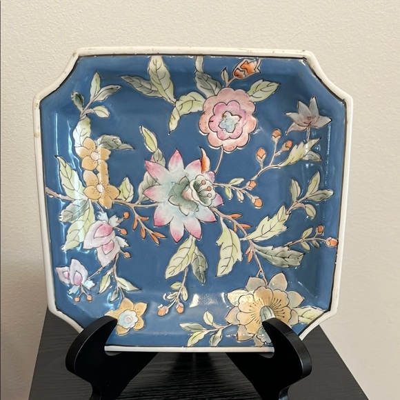 Japanese | Accents | Vintage Asian Decorative Plate Blue And ...